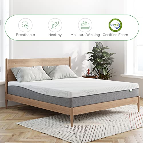 Novilla Queen Size Mattress, 10-Inch Gel Memory Foam Mattress for Cool Sleep, Pressure Relieving, Matrress-in-a-Box, CertiPUR-US Certified, Medium Plush