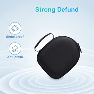 XANAD Black Headphone Case Travel Storage Bag for Sony, Audio-Technica, Xo Vision, Behringer, Beats, Photive, Philips, Bose, Maxell, Panasonic (Only Case)