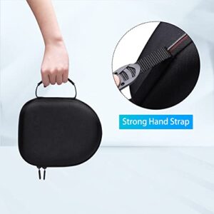 XANAD Black Headphone Case Travel Storage Bag for Sony, Audio-Technica, Xo Vision, Behringer, Beats, Photive, Philips, Bose, Maxell, Panasonic (Only Case)