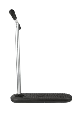 Junior Trainer Stunt Board Scooter - 360 Degree Spinning Base and T-Bar Rotation, Sturdy Base for Practicing Tricks (Black)