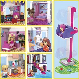 MEGA Barbie Color Reveal Building Toy Playset For Kids, Dreamhouse With 545 Pieces, 30+ Surprises, 5 Micro-Dolls, Accessories and Furniture