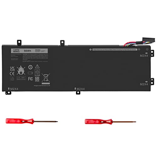 HIGH QUALITY FUTUREBATT FUTUREBATT H5H20 Laptop Battery Compatible with Dell XPS 15 9550/9560/9570, Precision 5530/5520/ M5520/ 62MJV/ M7R96/5D91C/ 05D91C Series 11.4V 56Wh