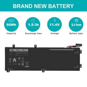 HIGH QUALITY FUTUREBATT FUTUREBATT H5H20 Laptop Battery Compatible with Dell XPS 15 9550/9560/9570, Precision 5530/5520/ M5520/ 62MJV/ M7R96/5D91C/ 05D91C Series 11.4V 56Wh