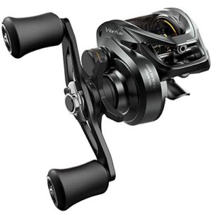 tempo baitcasting reel new vertix lp, high-tech innovative fishing reel, 9+1 ball bearing,20 lbs carbon fiber drag,powerful & durable casting reel with 6.6:1 gear ratio