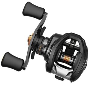 Tempo Baitcasting Reel New Vertix LP, High-Tech Innovative Fishing Reel, 9+1 Ball Bearing,20 lbs Carbon Fiber Drag,Powerful & Durable Casting Reel with 6.6:1 Gear Ratio