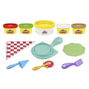 Play-Doh Kitchen Creations- Cheesy Pizza Playset for Kids 3 Years and Up, Non-Toxic