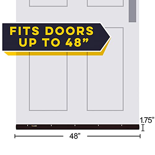 Xcluder 48” Standard Door Sweep, Dark Bronze Seals Out Animals, Enhanced Weather Sealing, Easy to Install Chew Proof