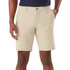 tommy bahama island zone 10" chip shot golf shorts (color: stone khaki, size 34)