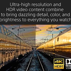 Sony 55 Inch 4K Ultra HD TV X80K Series: LED Smart Google TV with Dolby Vision HDR KD55X80K- Latest Model, Black