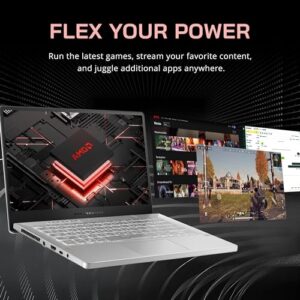 ASUS 2022 ROG Zephyrus 14" FHD 144Hz Gaming Laptop, AMD Ryzen 7-5800HS Processor, 16GB RAM, 2TB PCIe SSD, Backlit Keyboard, NVIDIA GeForce RTX 3060 Graphics, Windows 11, White, 32GB USB Card