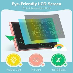 TECJOE 2 Pack LCD Writing Tablet, 8.5 Inch Colorful Doodle Board Drawing Tablet for Kids, Kids Travel Games Activity Learning Toys Birthday Gifts for 3 4 5 6 Year Old Boys and Girls Toddlers