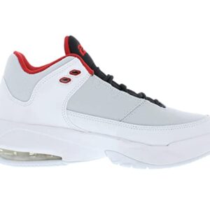 Jordan Boy's Max Aura 3 (Big Kid) White/University Red/Pure Platinum/Black 4 Big Kid M