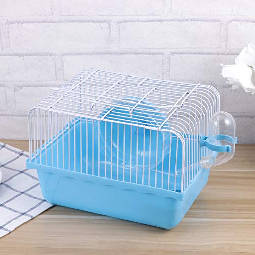 Outdoor Toys Small Animals Bed Supplies 1PC Hamster Cage Portable Practical Multifunctional Pets House Villa Cage for Chinchilla Hamster Blue Outdoor Playset