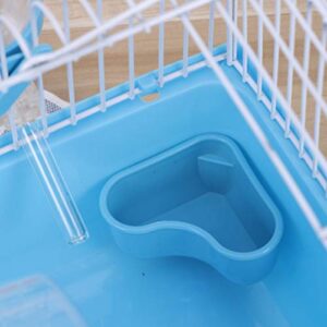 Outdoor Toys Small Animals Bed Supplies 1PC Hamster Cage Portable Practical Multifunctional Pets House Villa Cage for Chinchilla Hamster Blue Outdoor Playset