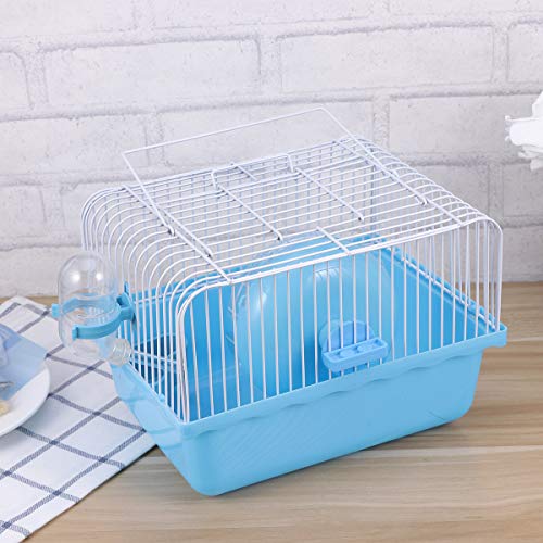 Outdoor Toys Small Animals Bed Supplies 1PC Hamster Cage Portable Practical Multifunctional Pets House Villa Cage for Chinchilla Hamster Blue Outdoor Playset