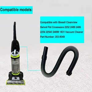 Upgraded Hose Replacement Compatible with Bissell Cleanview Swivel Pet Crosswave 2252 2489 2486 2254 22543 24899 1831 Vacuum Cleaner Part Number:203-8049