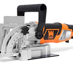 WEN JN8504 8.5-Amp Plate and Biscuit Joiner with Case and Biscuits & 6530 6-Amp Electric Hand Planer, 3-1/4-Inch