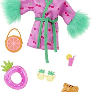 Barbie Extra Pet & Fashion Pack with 6 Pieces Including Pet Kitten, Pet Accessories & Fashion Pieces Doll, Gift for Kids 3 Years Old & Up