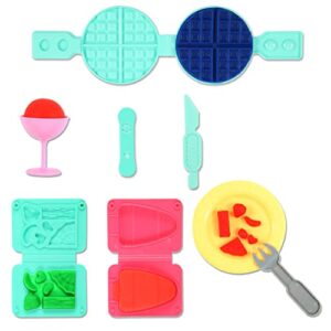 FRIMOONY Dough Tools Set for Kids, Various Animal Molds, Rolling Pins, Random Color, 47 PCS