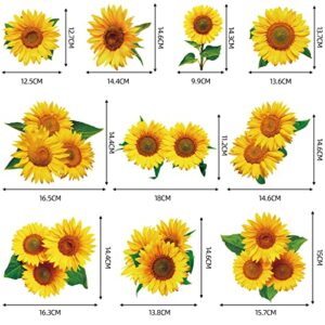 30 Pieces Sunflower Hanging Swirls Decorations Sunflower Party Supplies Sun Flowers Party Foil Swirls Ceiling Wall Decor for Sunflower Themed Party Baby Shower Birthday Party Favor Supplies