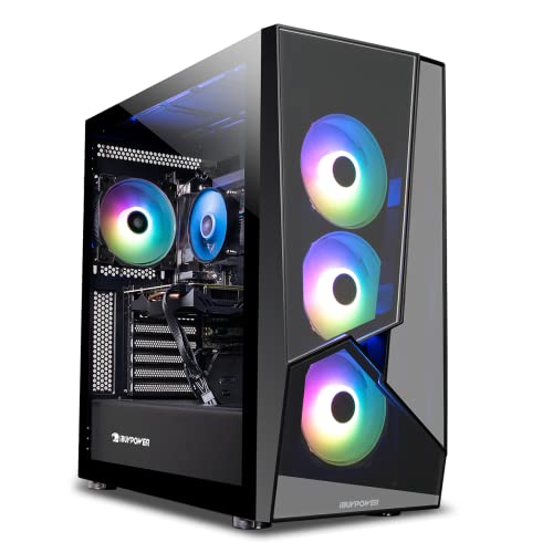 iBUYPOWER Pro Gaming PC Computer Desktop Slate5MR 243i (Intel Core i7-11700F 2.5 GHz,AMD Radeon RX 6600 8GB, 16GB DDR4, 500GB SSD + 1 TB HDD, WiFi Ready, Windows 11 Home)