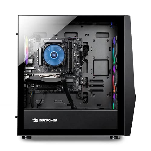 iBUYPOWER Pro Gaming PC Computer Desktop Slate5MR 243i (Intel Core i7-11700F 2.5 GHz,AMD Radeon RX 6600 8GB, 16GB DDR4, 500GB SSD + 1 TB HDD, WiFi Ready, Windows 11 Home)