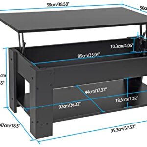 Elevon BFCT Coffee Table, Black