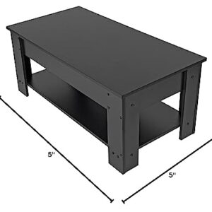 Elevon BFCT Coffee Table, Black