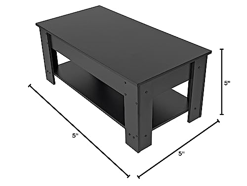 Elevon BFCT Coffee Table, Black