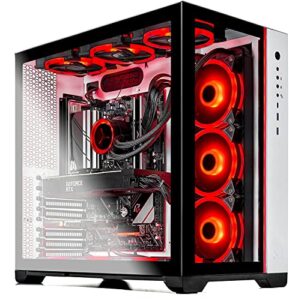 skytech gaming prism ii gaming computer pc desktop - amd ryzen 7 5800x 8-core 3.8ghz, rtx 3080 ti 12g gddr6x, 1tb nvme gen4 ssd, 16gb ddr4 3200, rgb fans, 360mm aio, ac wifi, windows 11 home 64-bit