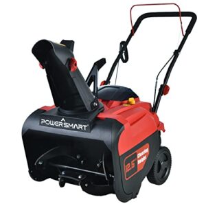 powersmart snow blower gas powered, 212cc gasoline engine snowblower, 21 inch single stage snow thrower, pssw21