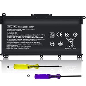 tf03xl 920070-855 920046-421 battery for hp pavilion x360, tf03041xl battery replacement for hp laptop 14-cd 14m-cd 15-cc 17-ar series 14m-cd0003dx 15-cc563st 15-cc023cl 17-ar050wm hstnn-ub7j