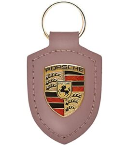 porsche genuine crest keyfob in frozen berry