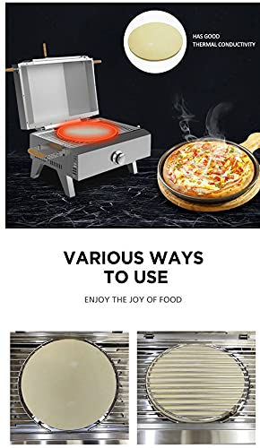 Portable Outdoor 430 Stainless Steel Propane BBQ Gas Grill + Pizza Oven Combo