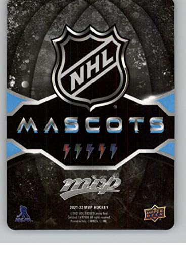 2021-22 Upper Deck MVP Mascot Gaming Cards #M-23 S.J. Sharkie San Jose Sharks Official NHL Hockey Card in Raw (NM or Better) Condition