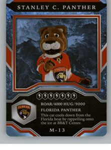 2021-22 upper deck mvp mascot gaming cards #m-13 stanley c. panther florida panthers official nhl hockey card in raw (nm or better) condition