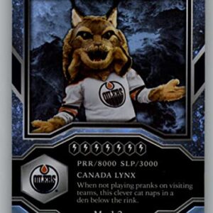 2021-22 Upper Deck MVP Mascot Gaming Cards #M-12 Hunter Edmonton Oilers Official NHL Hockey Card in Raw (NM or Better) Condition