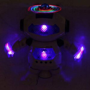 01 02 015 Dancing Robot, Interesting Humanoid Robot Smart Robots for Kids Kid Robot Toy Unique with Lighting for Birthday Gift