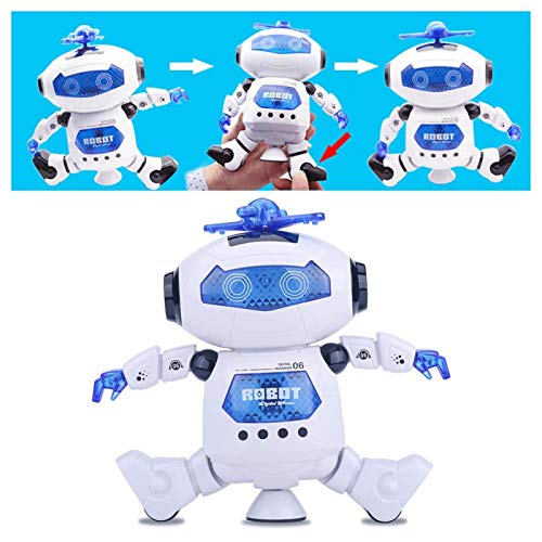 01 02 015 Dancing Robot, Interesting Humanoid Robot Smart Robots for Kids Kid Robot Toy Unique with Lighting for Birthday Gift