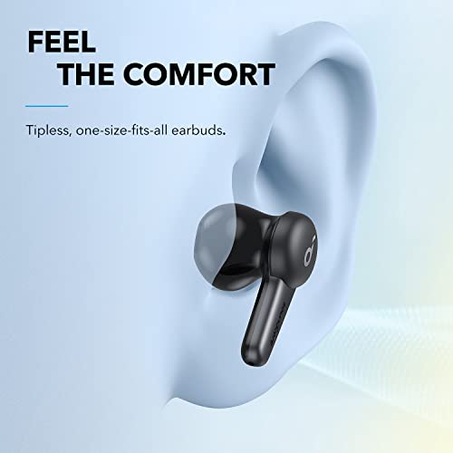 Soundcore by Anker Life Note 3S True Wireless Earbuds, Powerful Sound, 4 Mics for Clear Calls, Superior Comfort, Wireless Charging, 35H Playtime with Fast Charging, App for Customized Sound