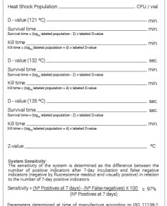 Tuttnauer Biological Indicators: Steam, Ultra-Rapid - 20 Minute (50 ct. Box)