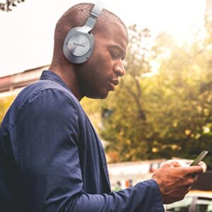 Technics Wireless Noise Cancelling Headphones, High-Fidelity Bluetooth Headphones with Multi-Point Connectivity, Impressive Call Quality, and Comfort Fit - EAH-A800-S Silver