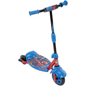 huffy marvel spider-man 3-2-grow convertible preschool scooter, blue