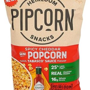 Pipsnacks Heirloom Popcorn Tabasco, 4.5 OZ