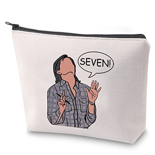 ZJXHPO Friend Fans Cosmetic Bag TV Show Fans Makeup Bag Gift SEVEN Makeup Zipper Pouch Bag For Her (SEVEN)