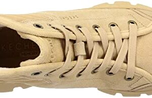 Skechers Women's Roadies Surge-YES 2 Suede Sneaker, TAN, 8.5