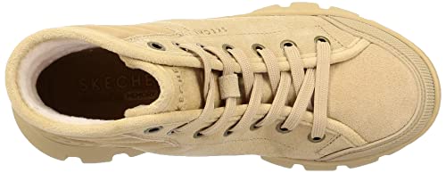 Skechers Women's Roadies Surge-YES 2 Suede Sneaker, TAN, 8.5