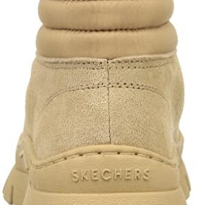 Skechers Women's Roadies Surge-YES 2 Suede Sneaker, TAN, 8.5