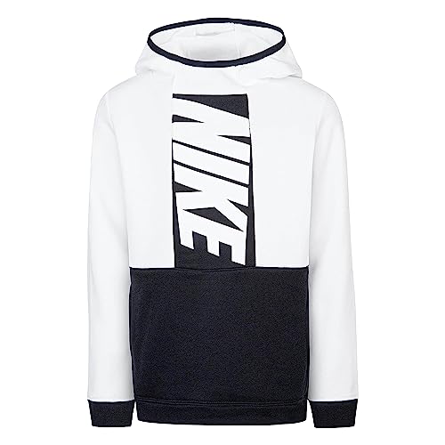 Nike Boy's Sportswear Amplify Hoodie (Toddler/Little Kids/Big Kids) White 6 Little Kid