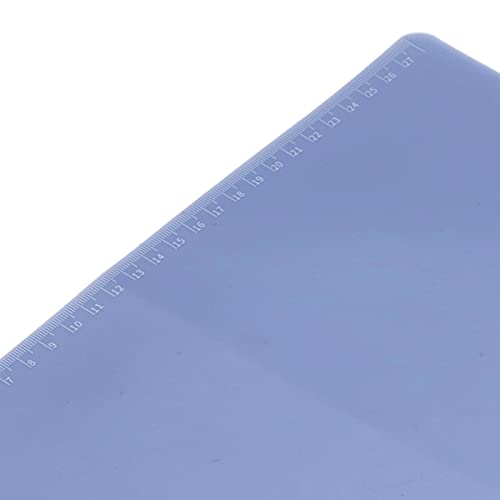 Entatial Kids Clipboard, Easy to Clean Portable Clip Board Soft with Scale for Drawing for Writing(EVA Exam Pad A4-Athens Blue)